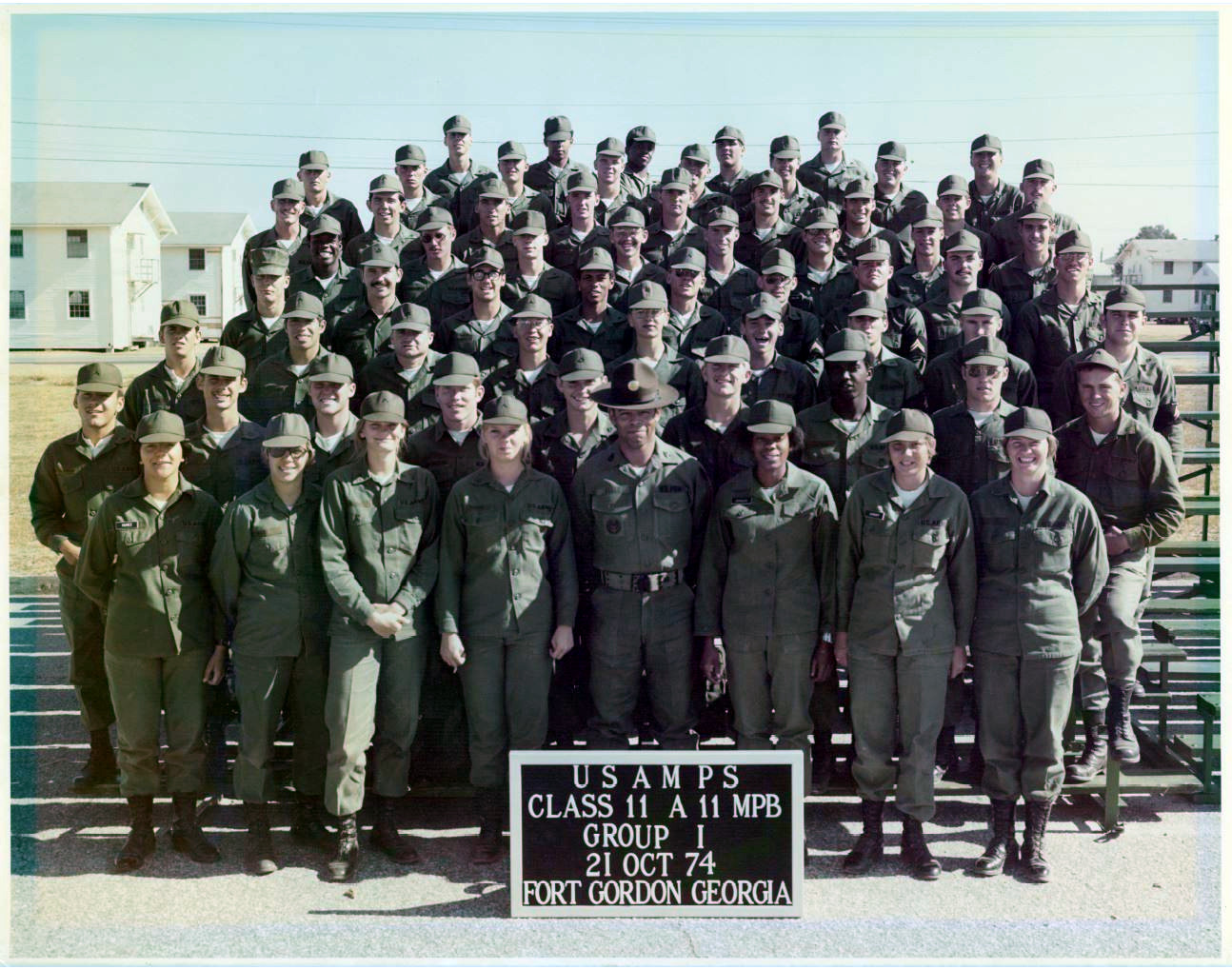 Army Schools / Training / Classes - 1974,Fort Gordon,MP School,Class ...