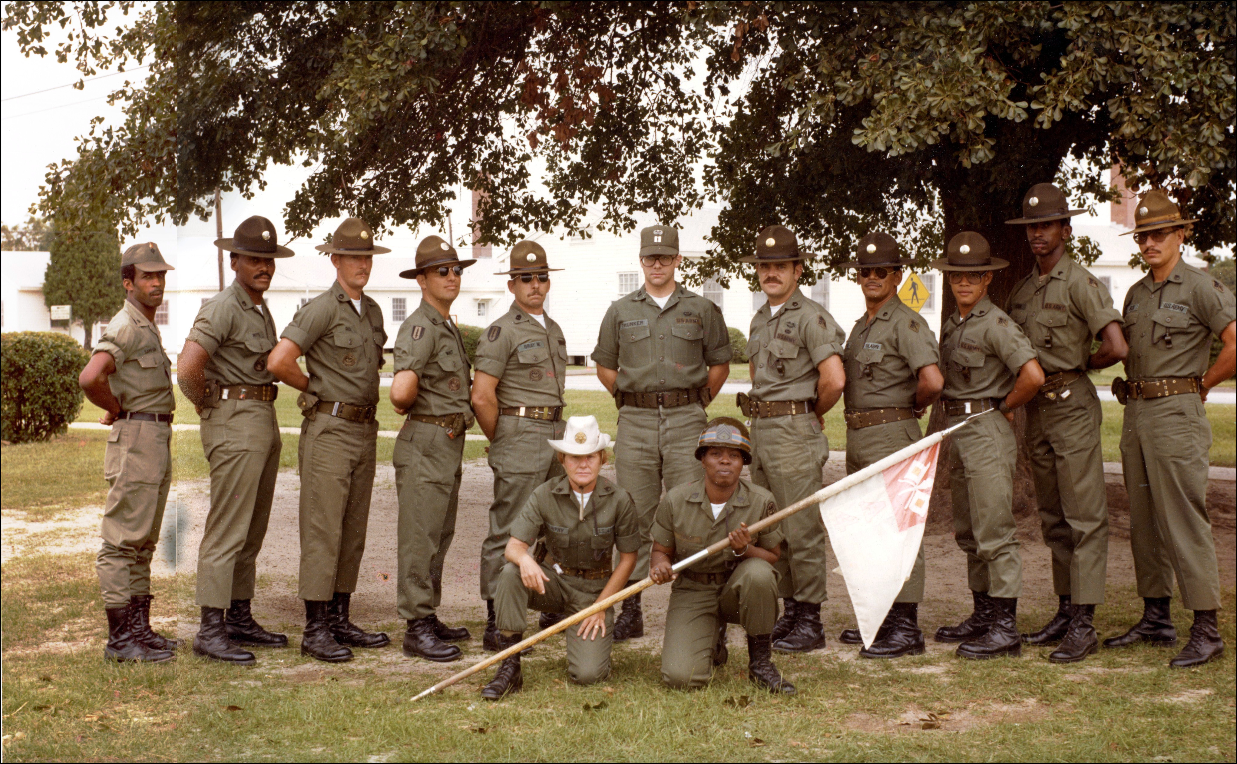Drill Sergeant Photos - 1981, Ft Gordon, A-4-1 Cadre - The Military ...