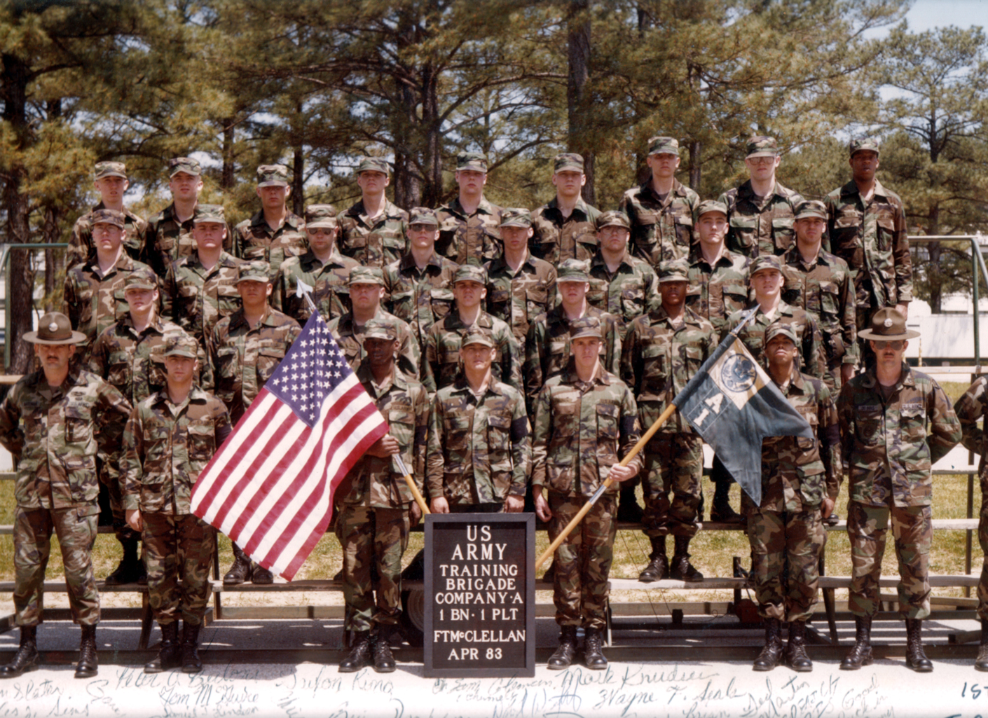 Fort Mcclellan, AL - 1983, Fort McClellan, A-1, 1st Platoon - The ...