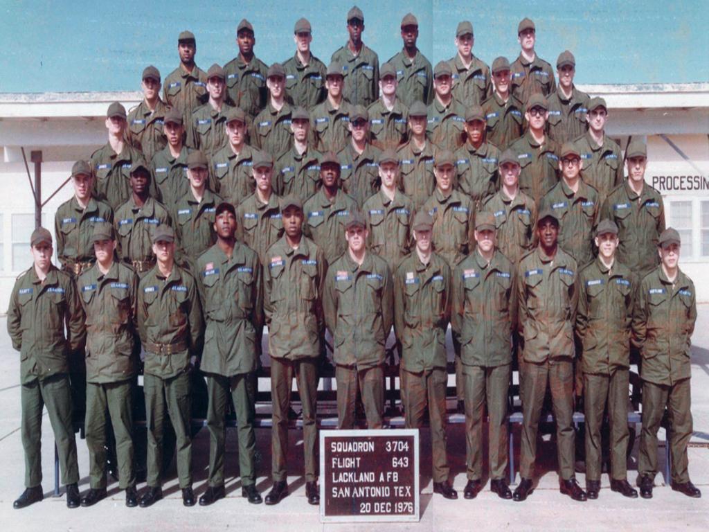 1970-79 Lackland AFB, TX - 1976,LacklandAFB,Squadron 3704, Flight 643 ...