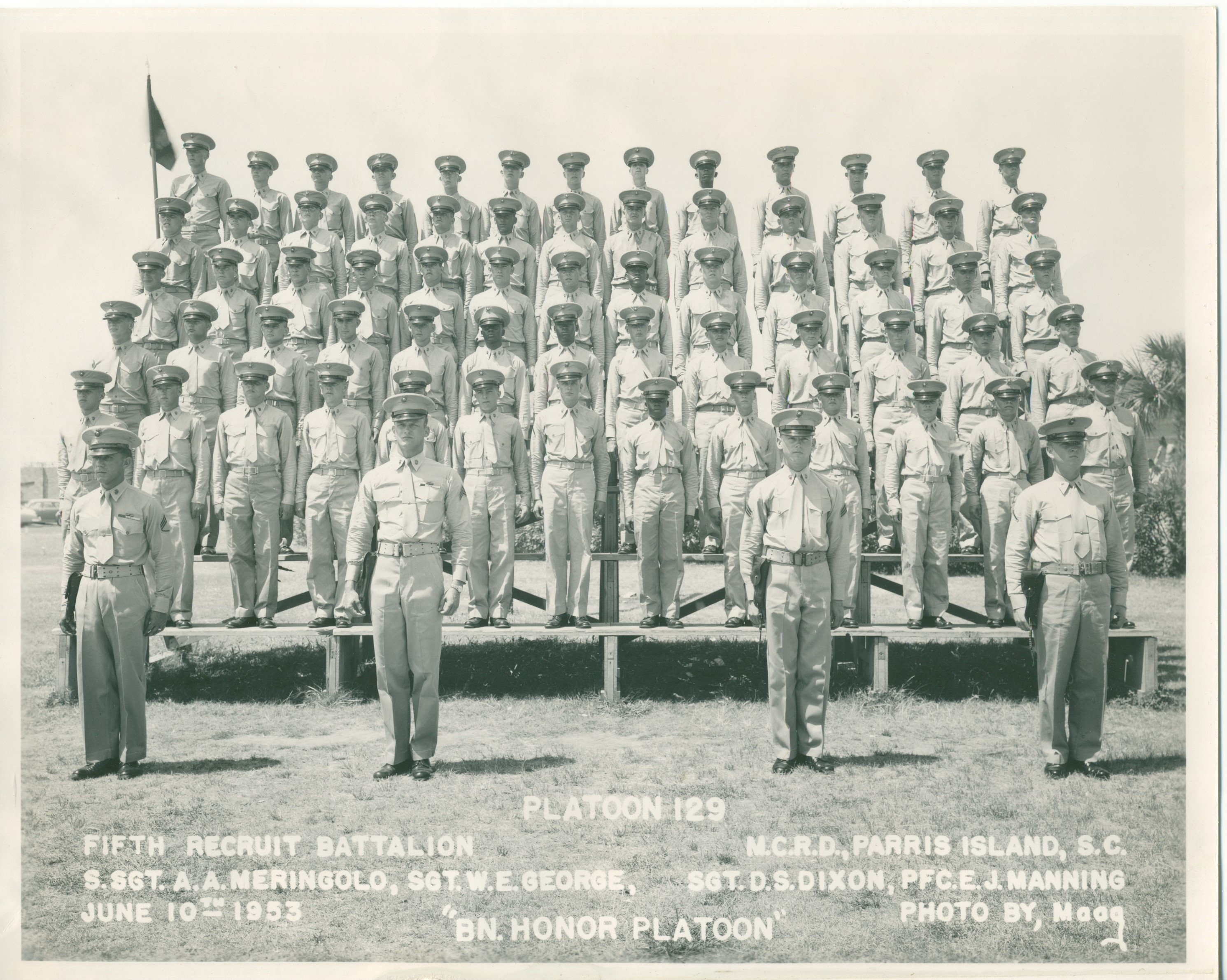 1948 59 MCRD Parris Island 1953 MCRD Parris Island Platoon 129 The Military Yearbook Project 1948-59-mcrd-parris-island-1953-mcrd-parris-island-platoon-129-the-military-yearbook-project