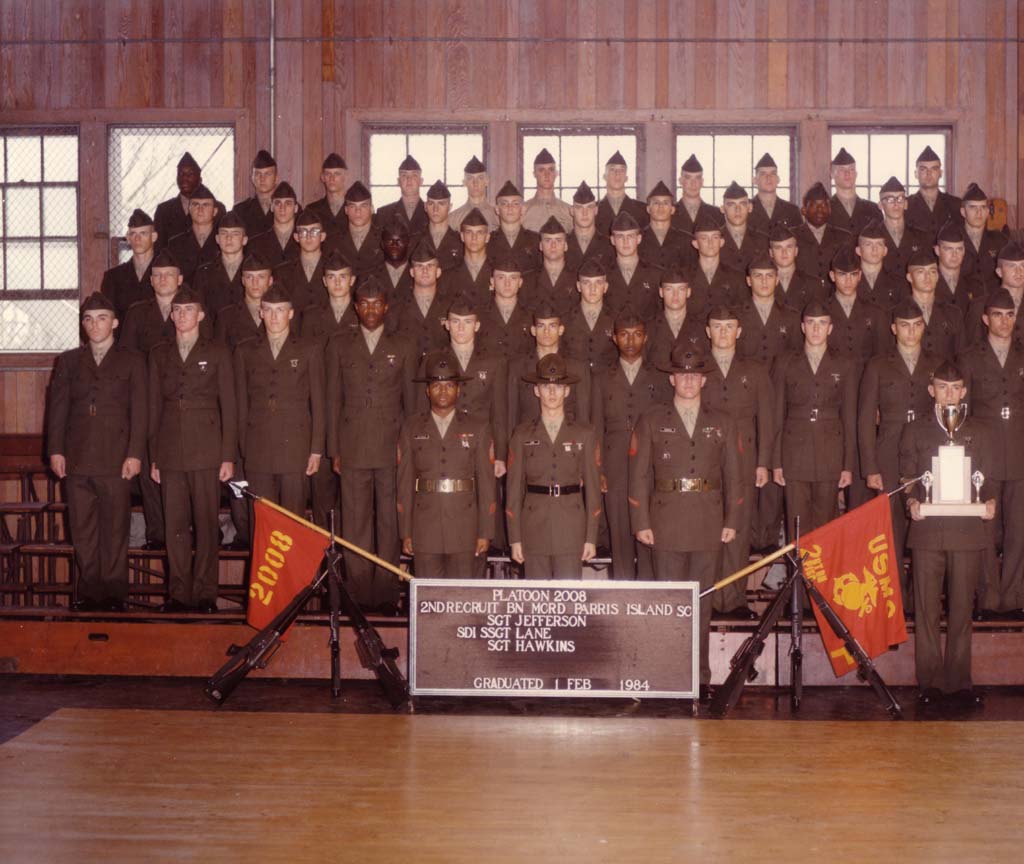 1980-89 MCRD Parris Island - 1984,MCRD Parris Island,Platoon 2008 - The ...